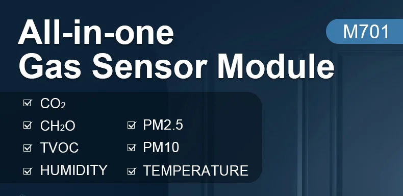 YYS 7IN1 Indoor Air Quality Sensor Module - RS485/UART