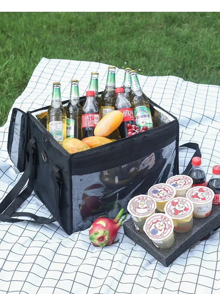 Takeaway Box With Aluminum Foil Factory Custom Made Black Insulated ...