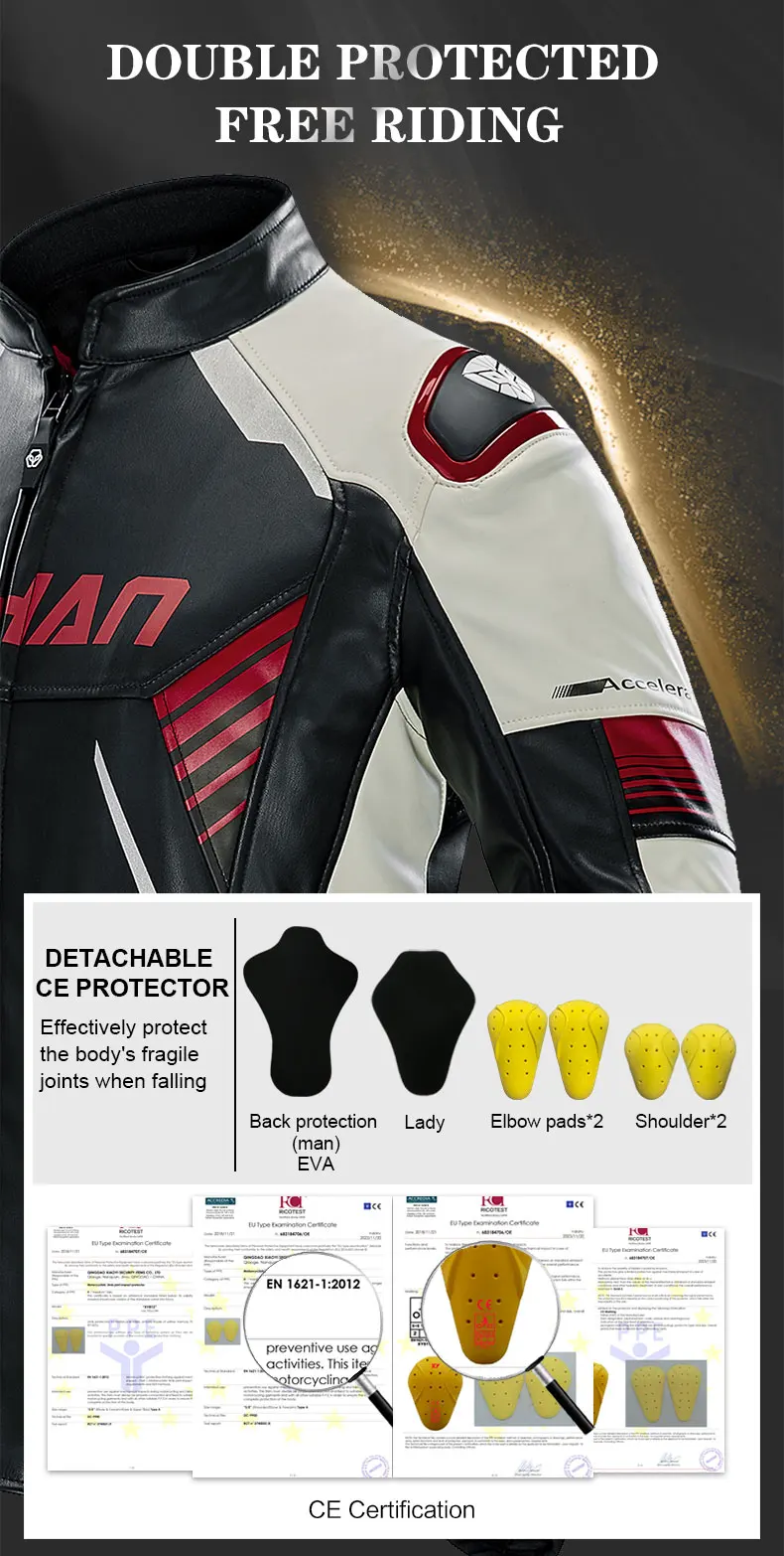 Duhan Wholesale Motorbike Jacket Pu Biker Jackets Motorcycle & Auto ...