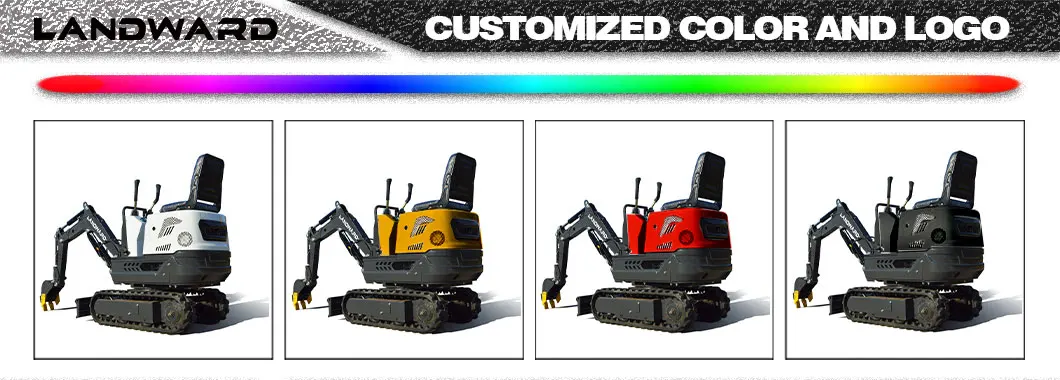 LANDWARD 0.6 Ton Mini Excavator for Sale - Free Shipping, CE & EPA ...