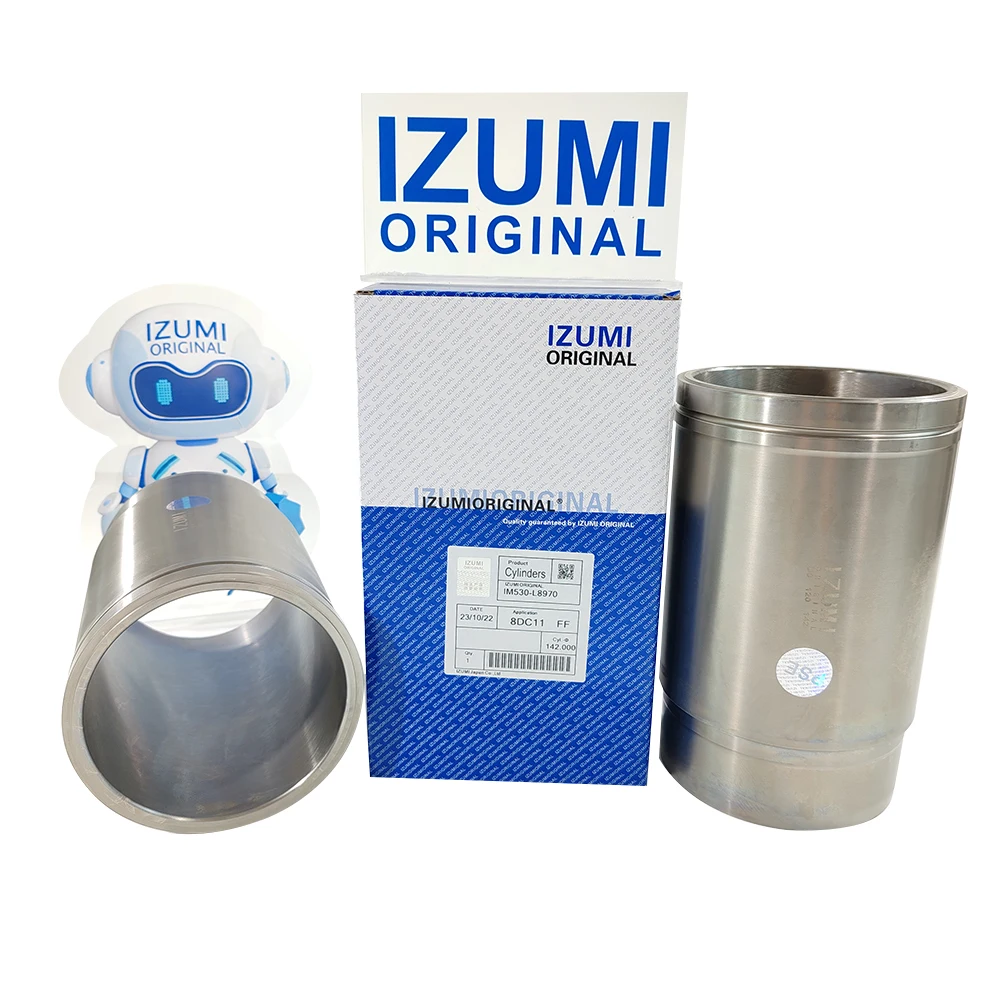 Izumi Original Mitsubishi 8dc11 Engine Cylinder Liner & Cylinder ...