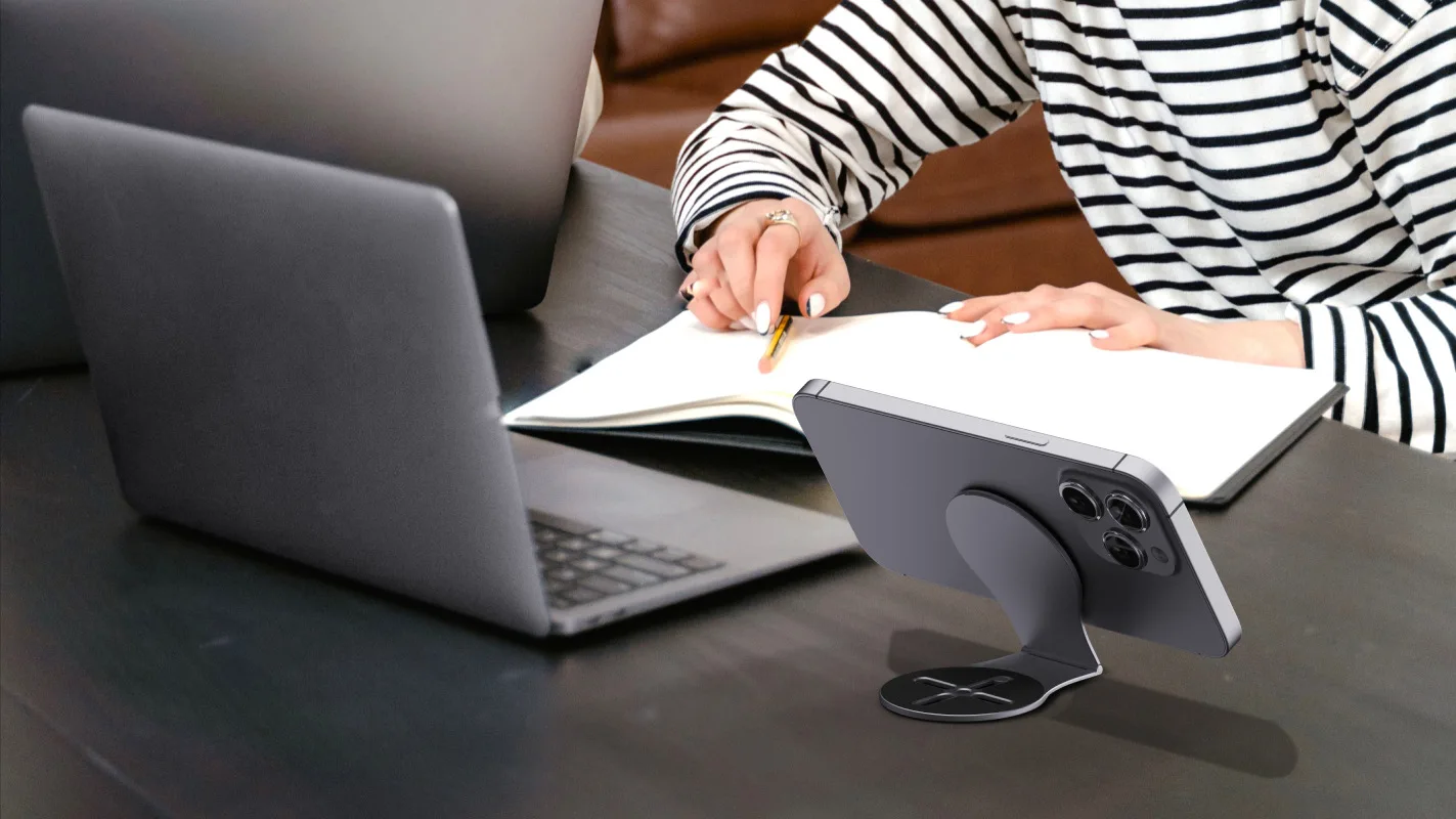 New For Magsafe Magnetic Stand Desktop Foldable Phone Stand Car Hover ...