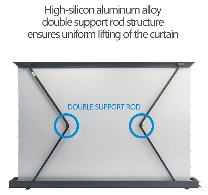 High-quality Projector Screen Floor Rising Alr 3D Projection Screen ...
