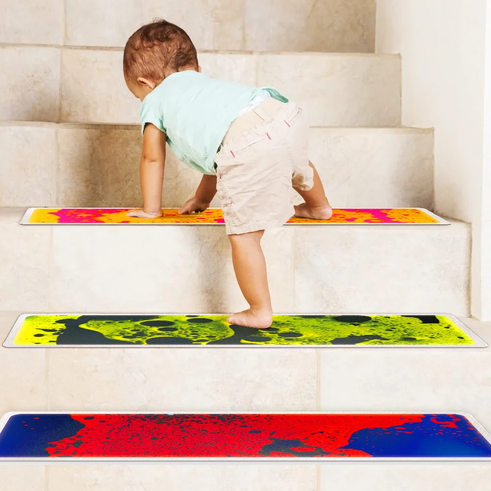 30 Inch Autism Sensory Stair Liquid Floor Tiles Kids Balance BeamToys ...