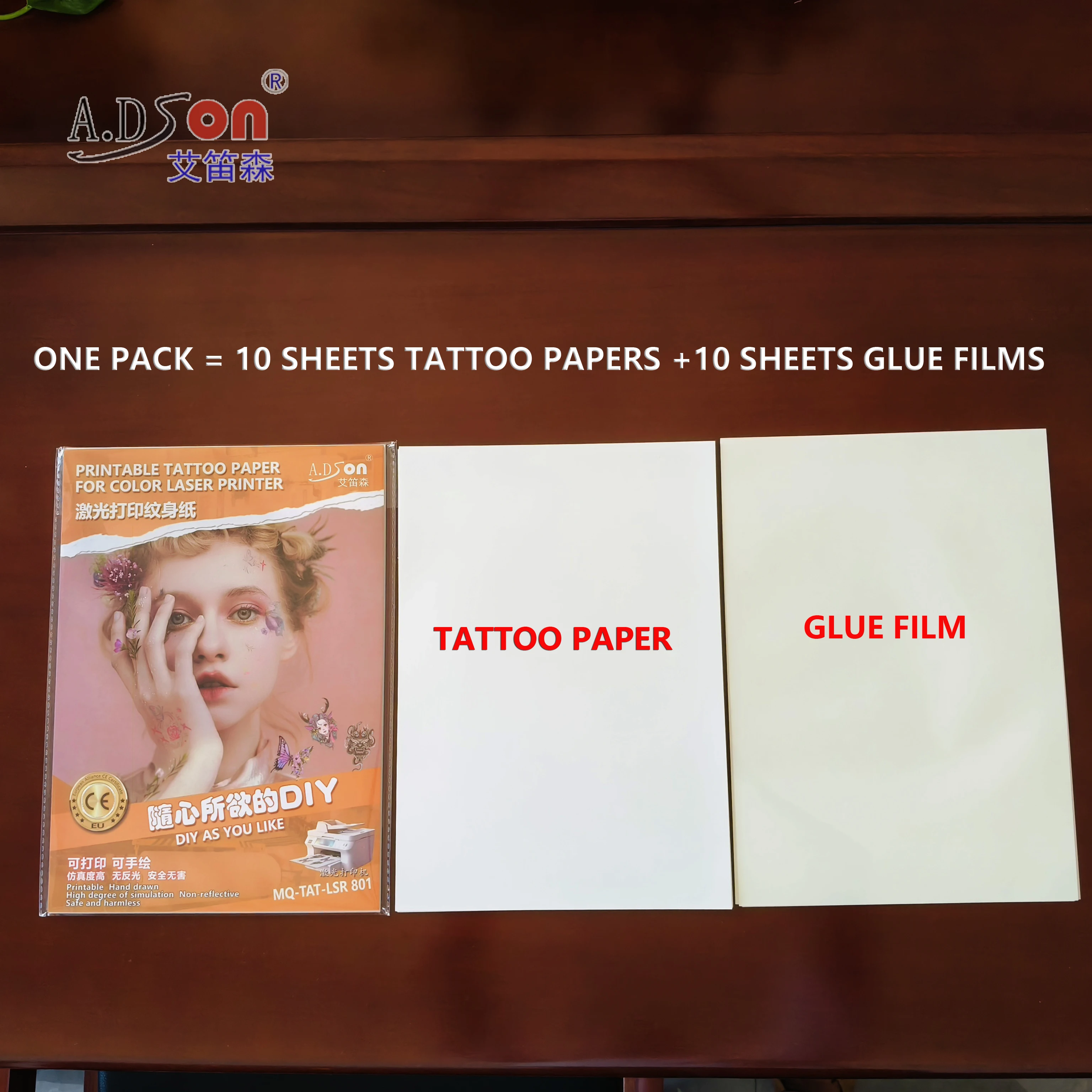 Temporary Tattoos Sticker Paper Printable Tattoo Papers Laser Inkjet ...