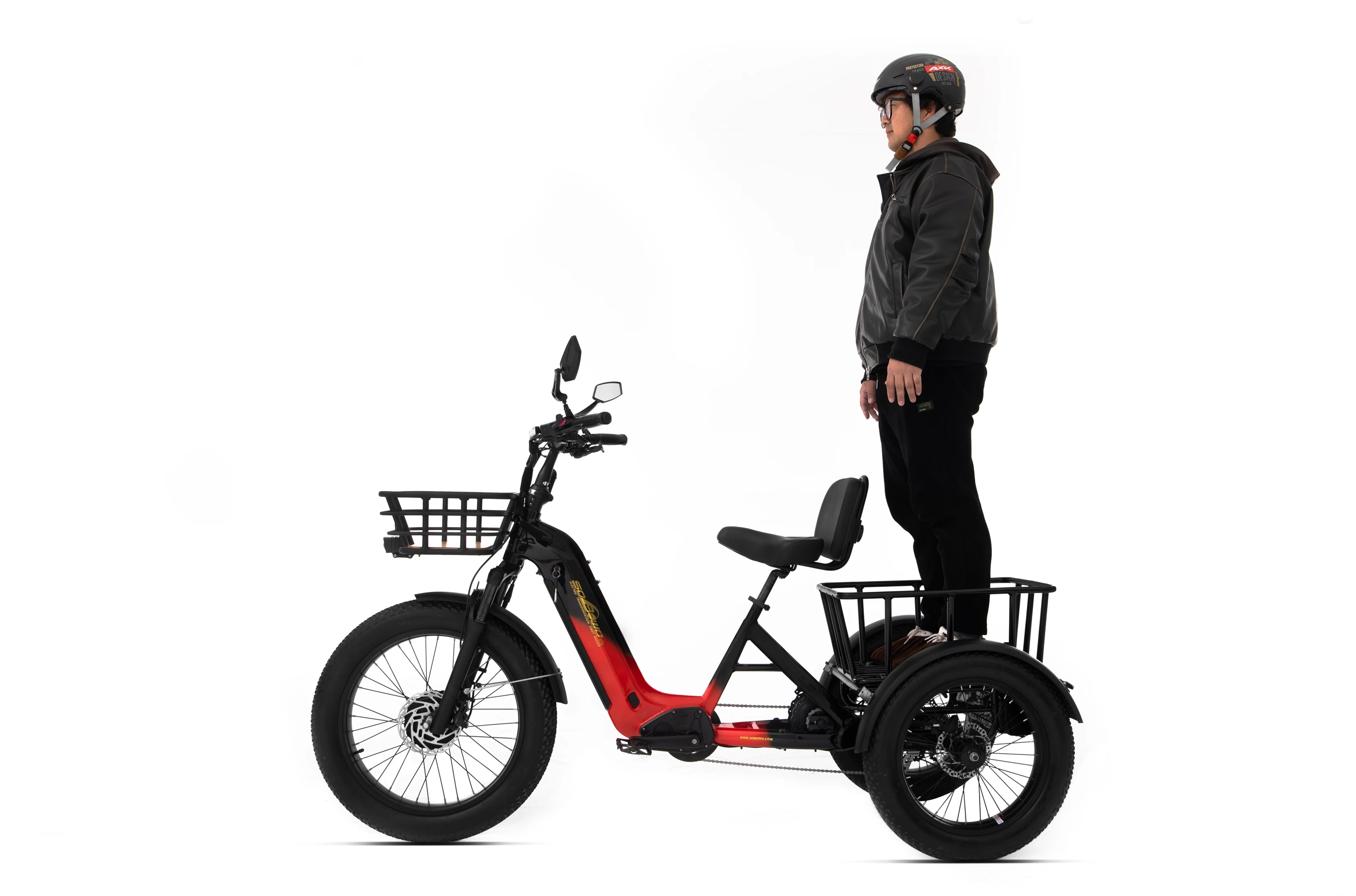 Super Factory Torque Sensor Electric Tricycle 2000w Dual Motor Etrike ...