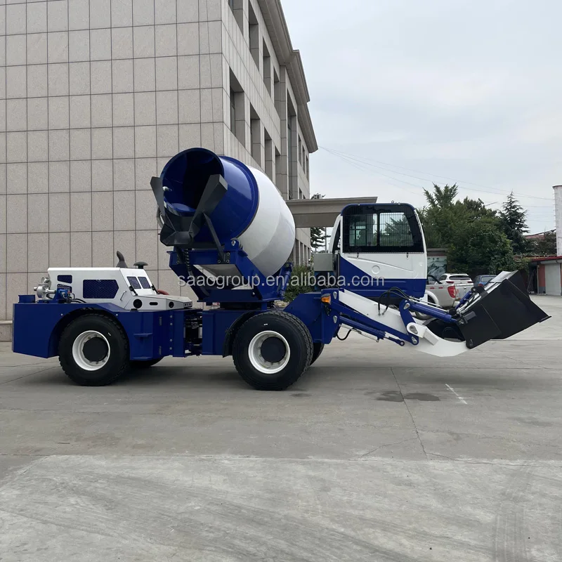 Quality Automatic Self-loading Self Loading Concrete Mixer Construction ...