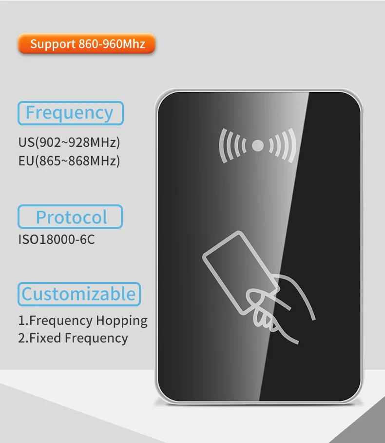 UHF RFID USB Desktop EPC GEN2 Card Reader/writer by FONKAN