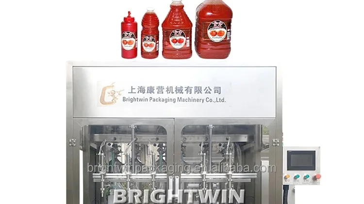 Brightwin Automatic Tomato Sauce Pet Bottle Filling Shrimp Paste ...