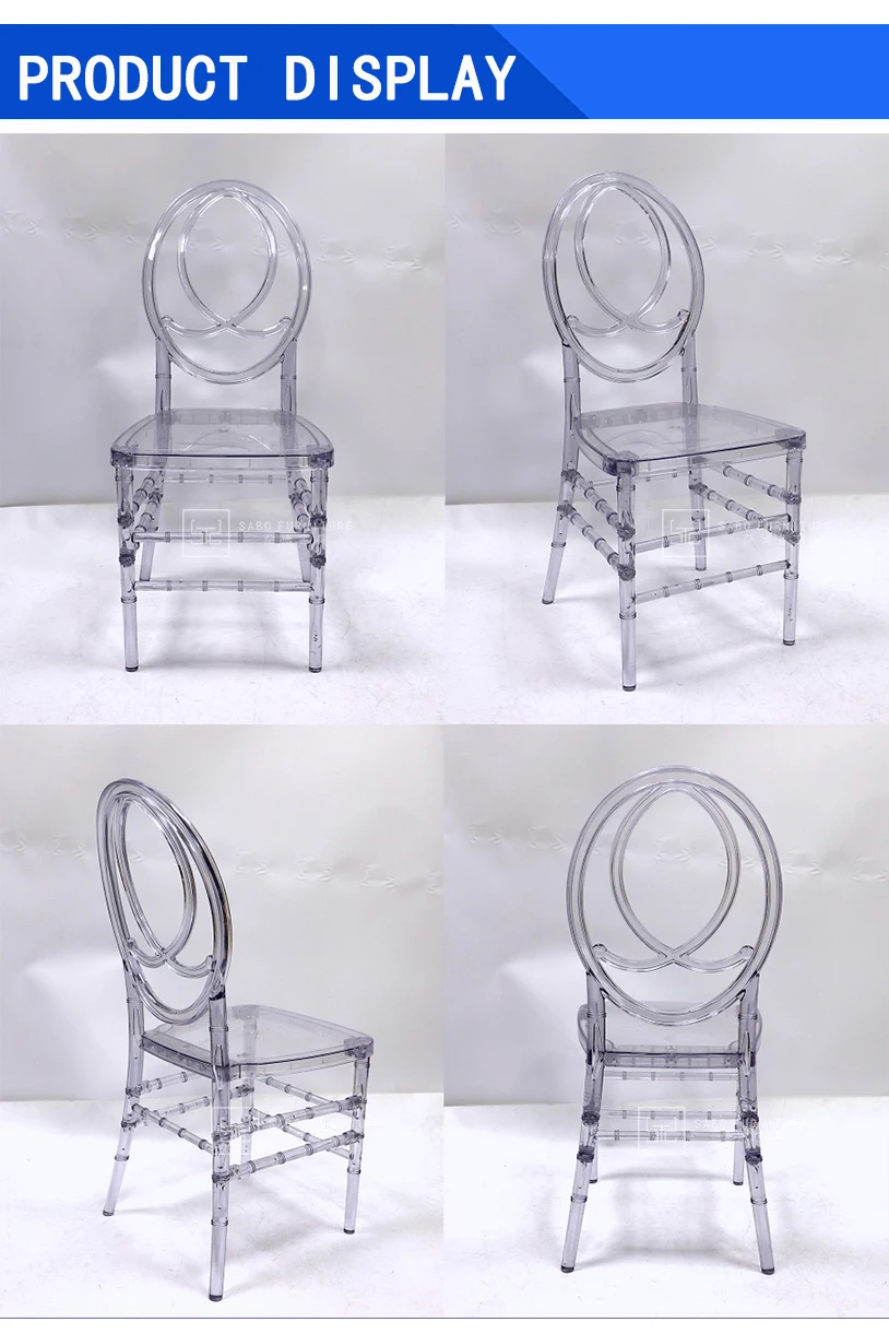 Transparent Clear Plastic Resin Chiavari Phoenix Chairs for Wedding ...