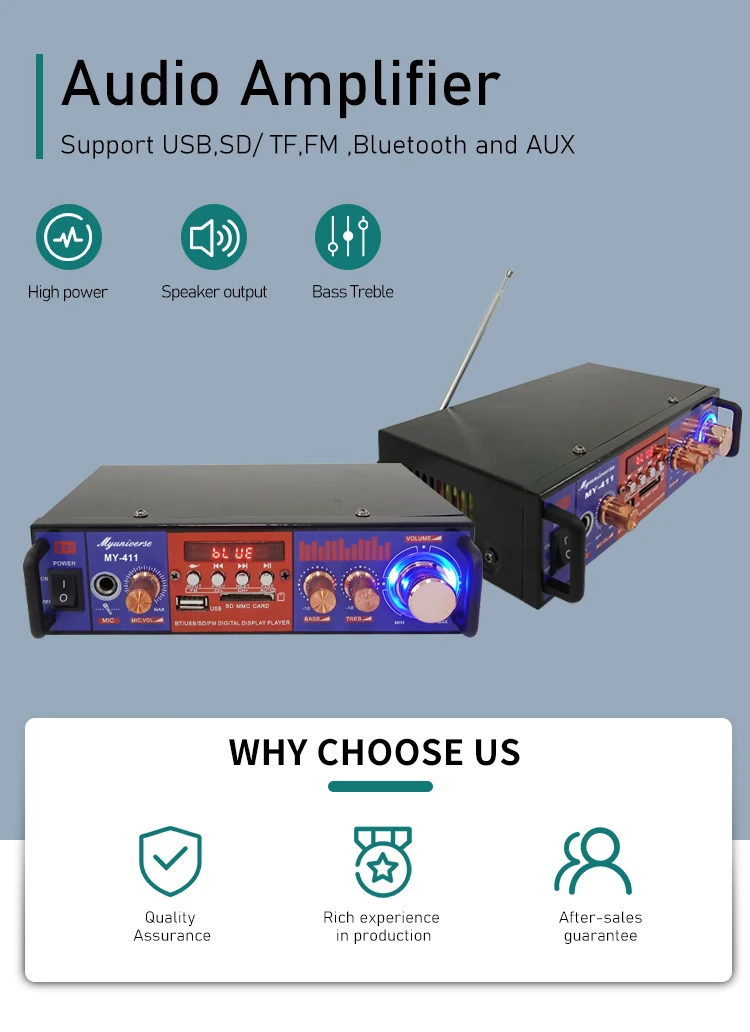 3 In 1 Karaoke Amplifier Receivers Amply Integrated Bluetooth Family ...