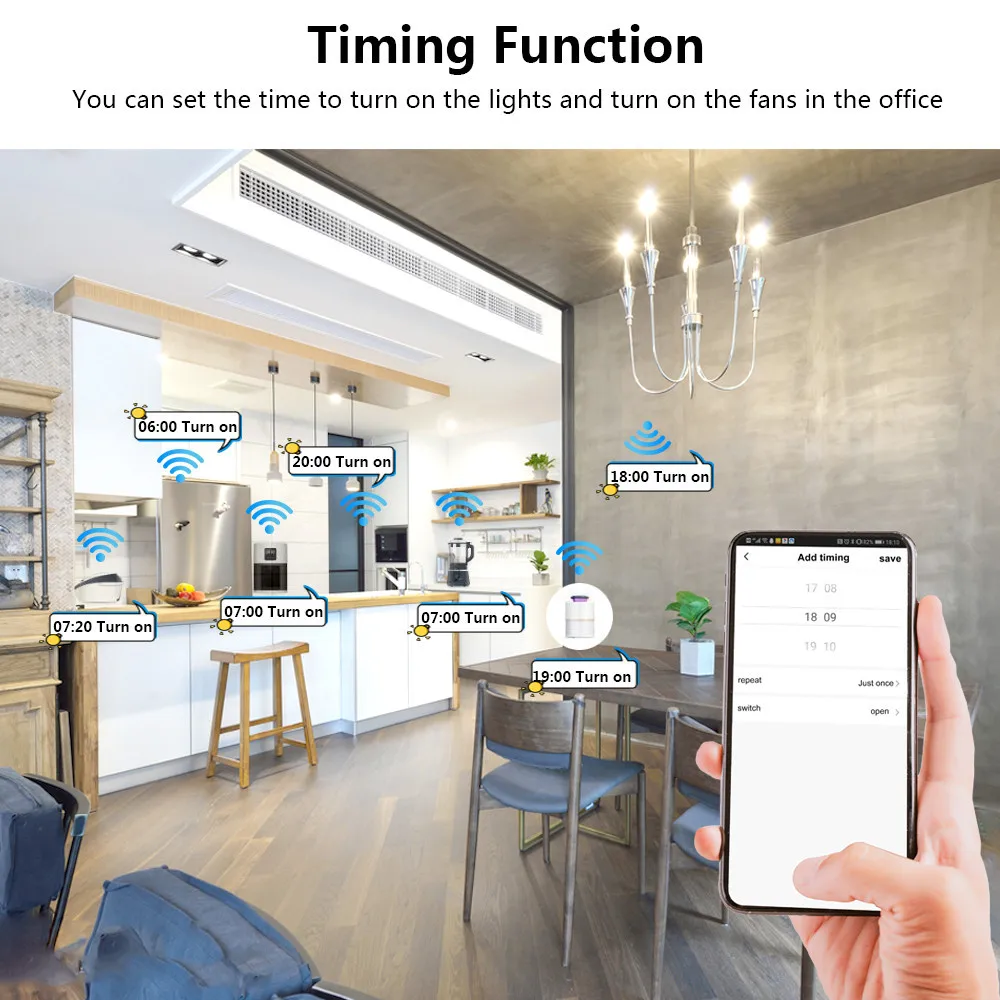 TYSH Matter Smart Home Touch Wifi Light Switch - 1 2 3 Gang