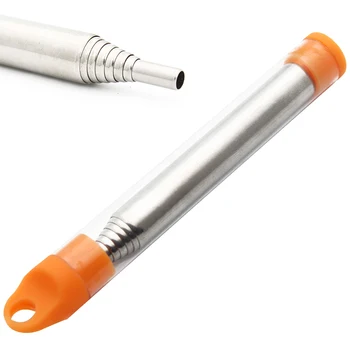 Collapsible Outdoor Gear Fire Bellows Campfire Blowpipe Tool Stainless ...