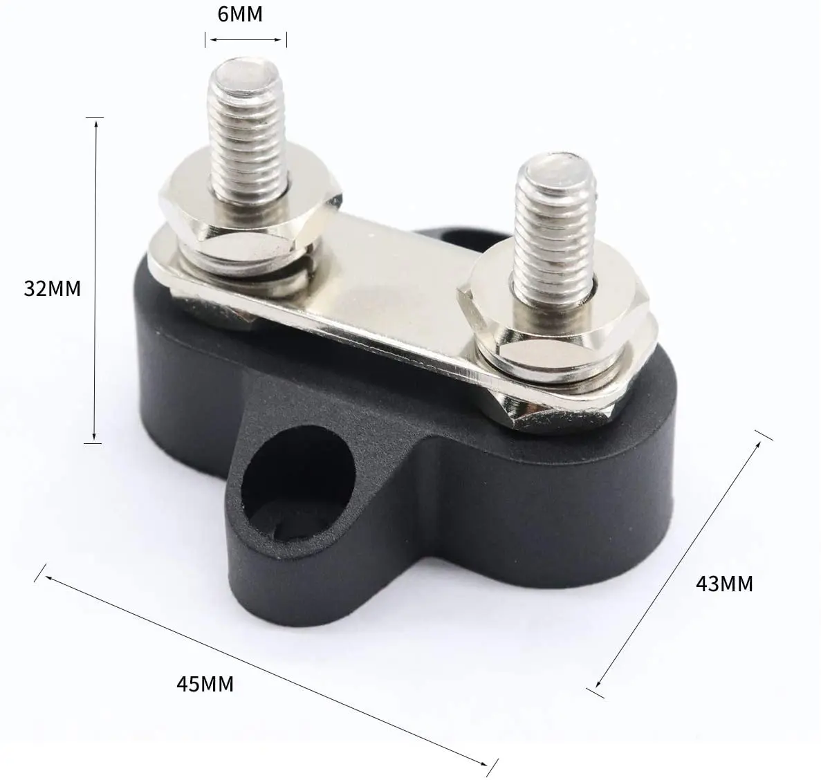 Bornier Terre DaierTek 5/16 "boutons De Bornier M8 48V Bloc De Jonction ...