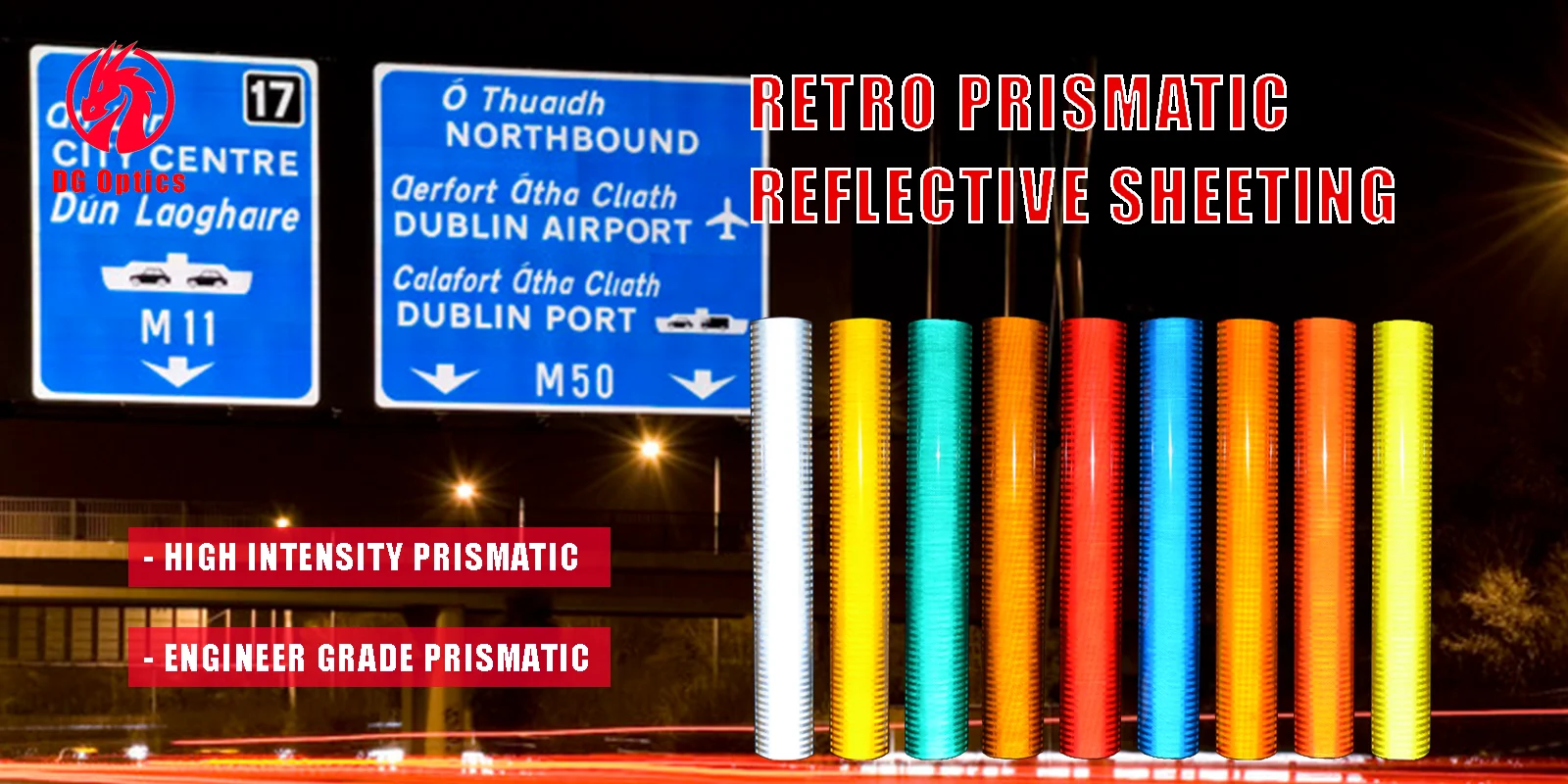 Diamond Grade 3M PVC Prismatic HIP Reflective Sheeting Rolls for Road ...