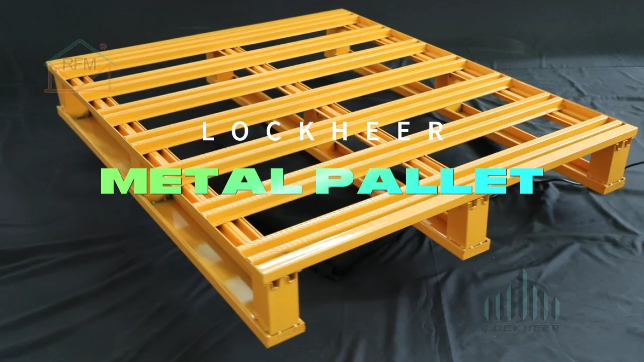 Lockheer Galvanised Logistics Heavy Duty Warehouse Metal Euro Pallet ...