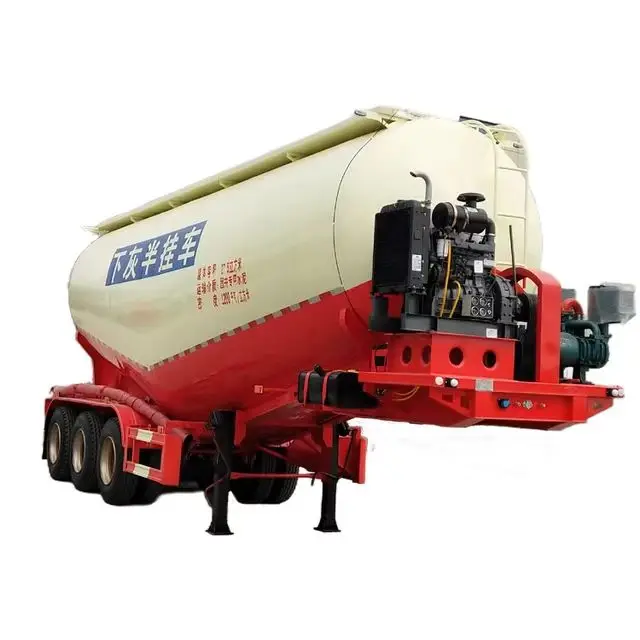 Bulk Cement Tanker Trailer air Compressor, Cement Tanker Trailer air ...