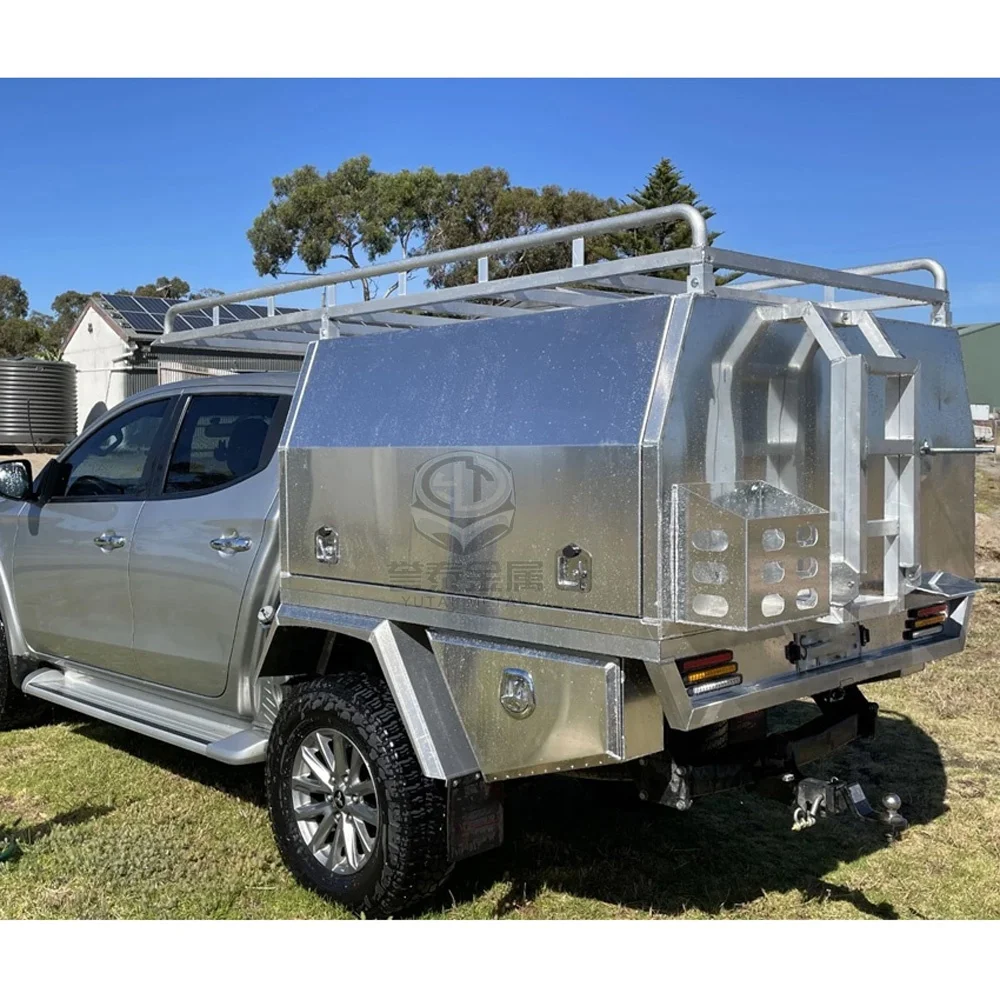 4x4 Canopy Ute Truck Tray Aluminum Alloy Pickup Toolbox Ute Canopy ...
