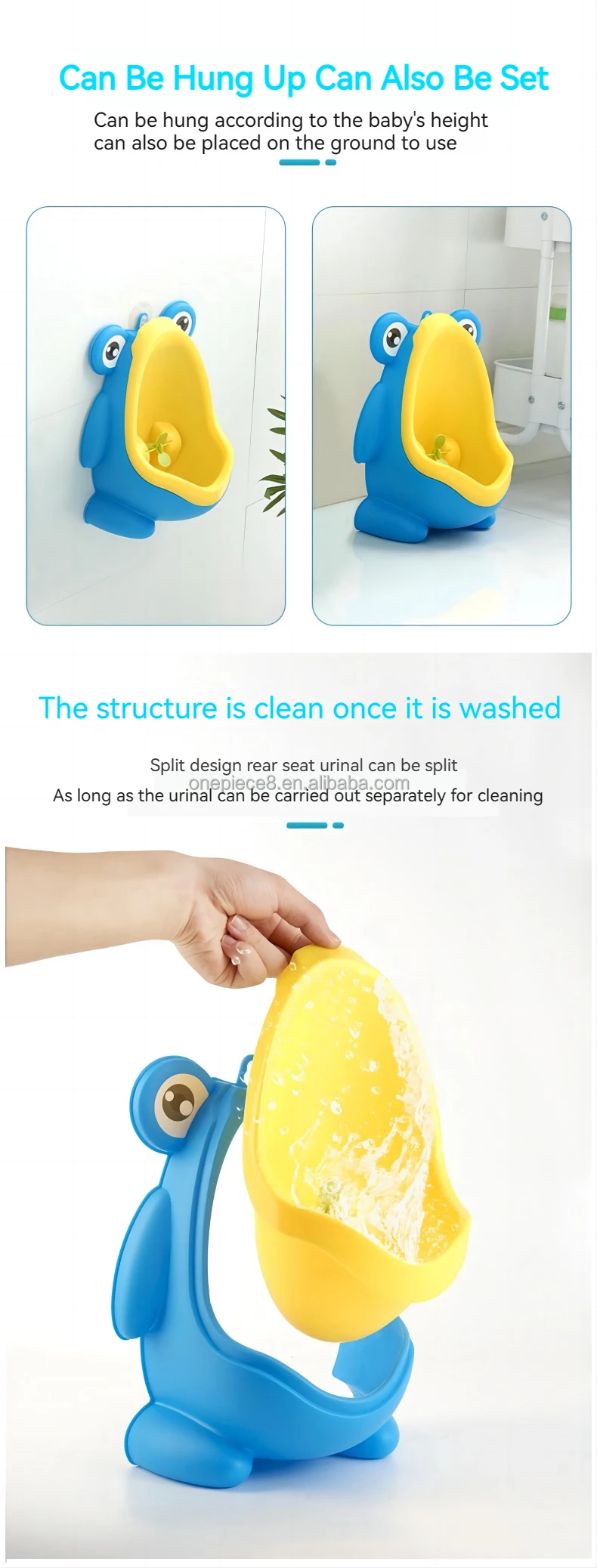 Cute Frog Baby Boy Potty Toilet Urinal Kids Travel Potty Training Frog ...