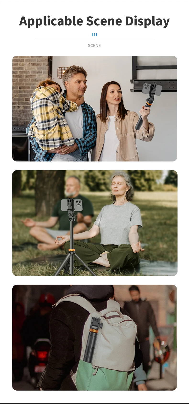 Stable Camera Travel Stand - AIKEGLOBAL Tripod with Bluetooth