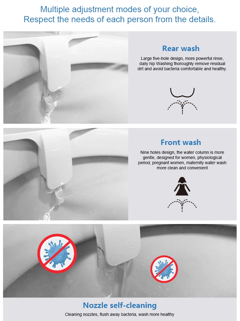 New Design Personal Bidet Attachment Hot Selling Handy Care Bidet ...