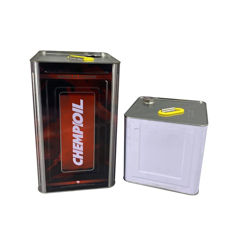 1 Liter Tin Cans for Motor Oil - Durable & Customizable