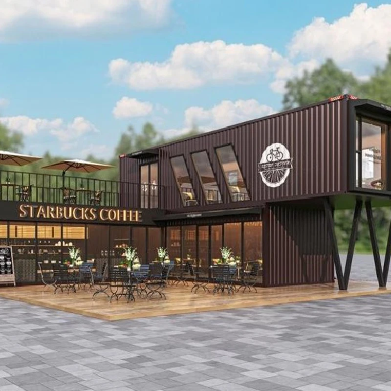 20ft 40ft Modular Prefab Expandable Folding Pizza Grocery Coffee Cafe ...