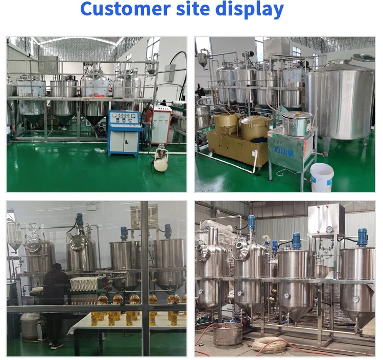 Oil Factory Edible Oil Refinery Machine - Soybean Oil Feined Machine