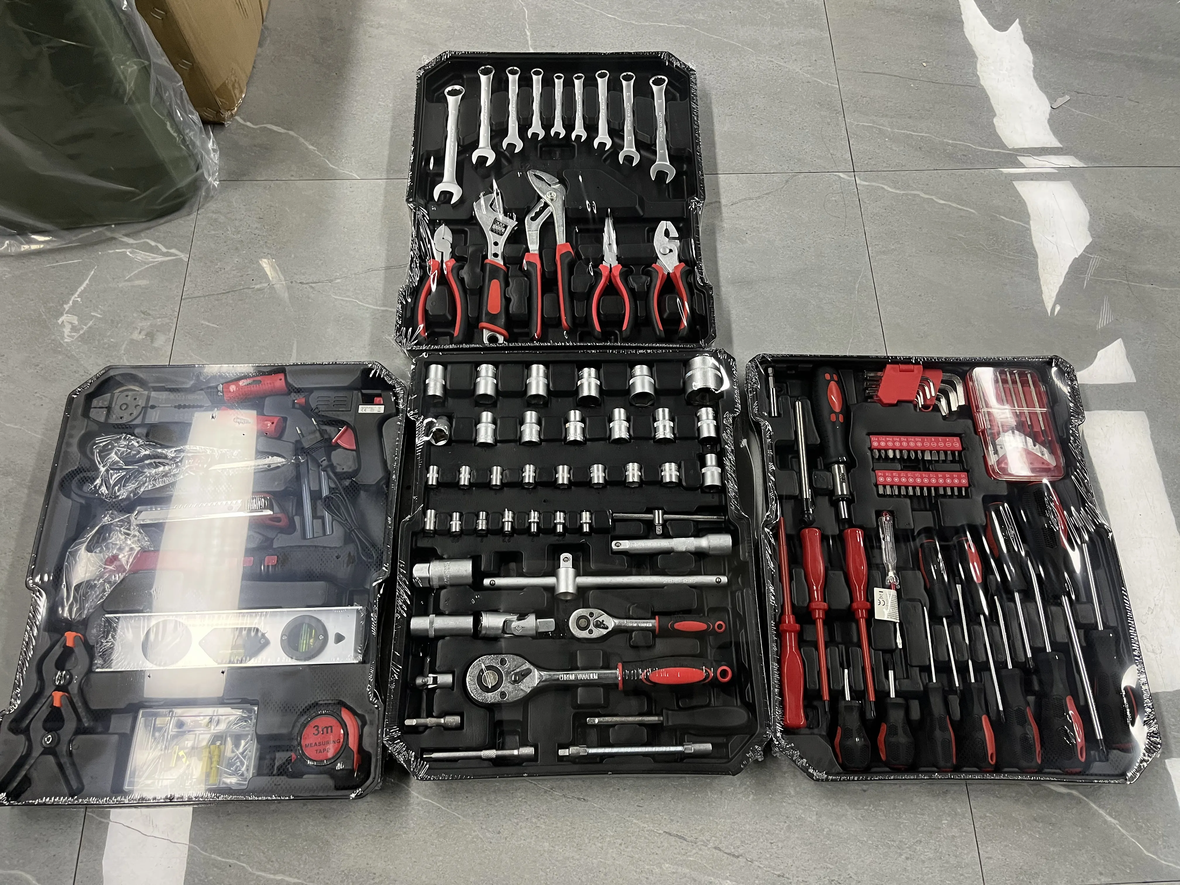 RTS GTYPRO Professional 187pcs Tools Set with Aluminum Case