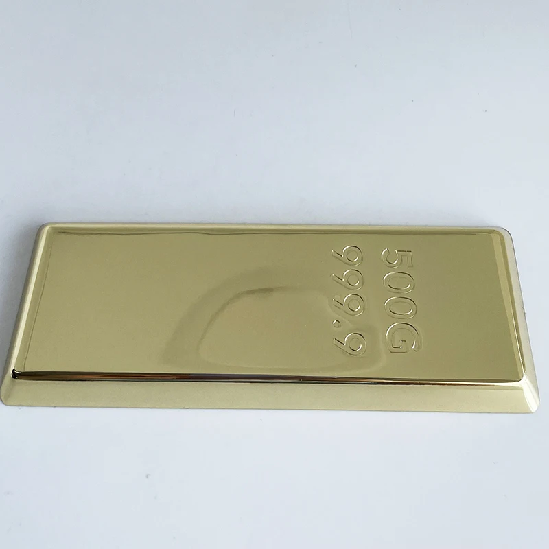 Custom 24k Gold Plated Metal Gold Bar Shaped Metal Paperweight For ...
