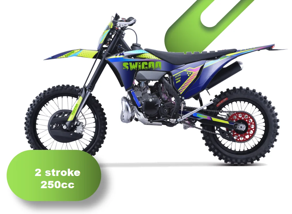 Super Motocross Chinese New Design Dirt Bike 2 Stroke 250cc Off-road ...