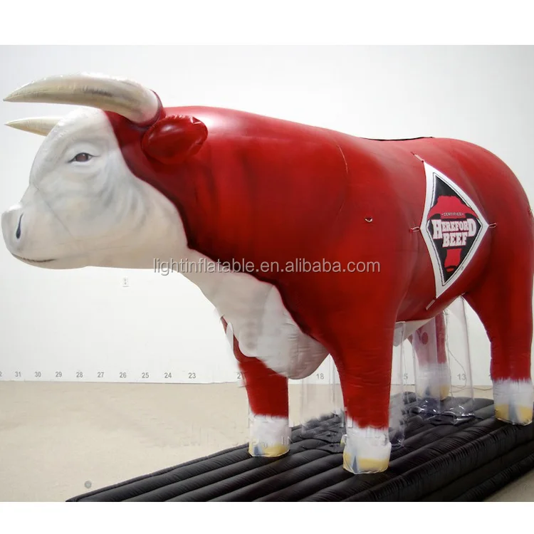 Light Bull With Led Light Inflatable Bulls Advertising Inflatable Ox ...