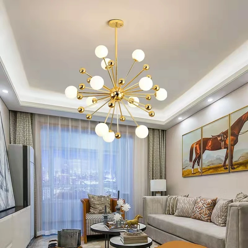 Modern Round Ceil Lamp Room Decoration Lighting Nordic Modern Wedding ...