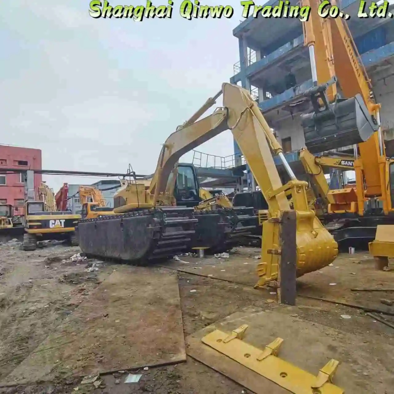 Used Caterpillar Cat 320c Amphibious Excavator 30 Ton Mini Dredge ...