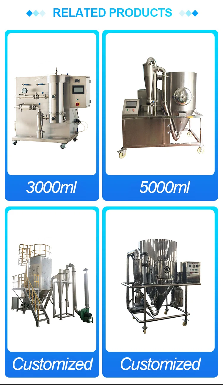 Xianglu Lab Small Pid Controller Vacuum Spray Dryer Small Scale Instant ...