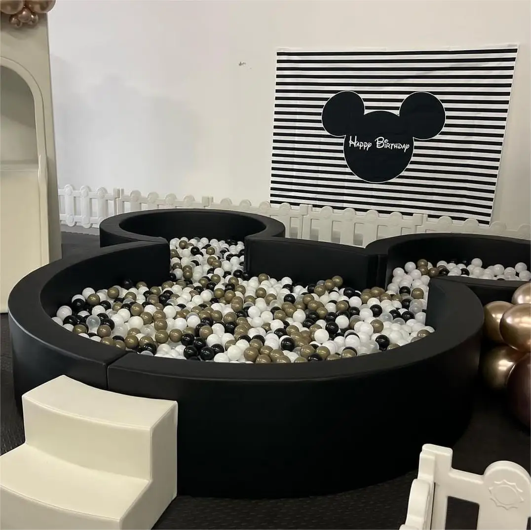 New Designed Transparent Ball Pit Kids Soft Play Equipment With Adults ...