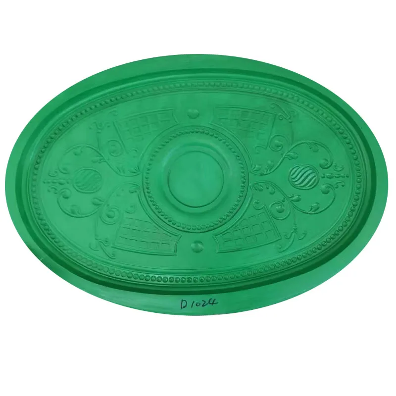 Mold Making Gypsum Plaster Ceiling Medallion Plaster Lamp Panel Mould ...