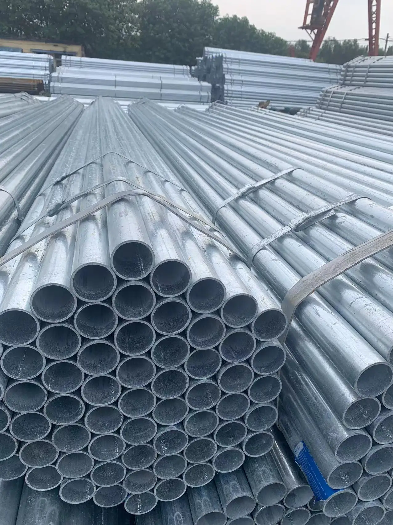 Galvanized Pipe Square 80x80x2 Scaffold Galvanize Pipe 6 Meter 8m ...