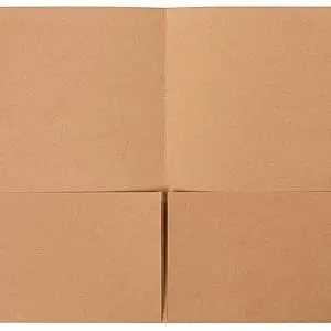 Custom Printing A4 Size File Two Single Pocket Folders Kraft Paper File ...