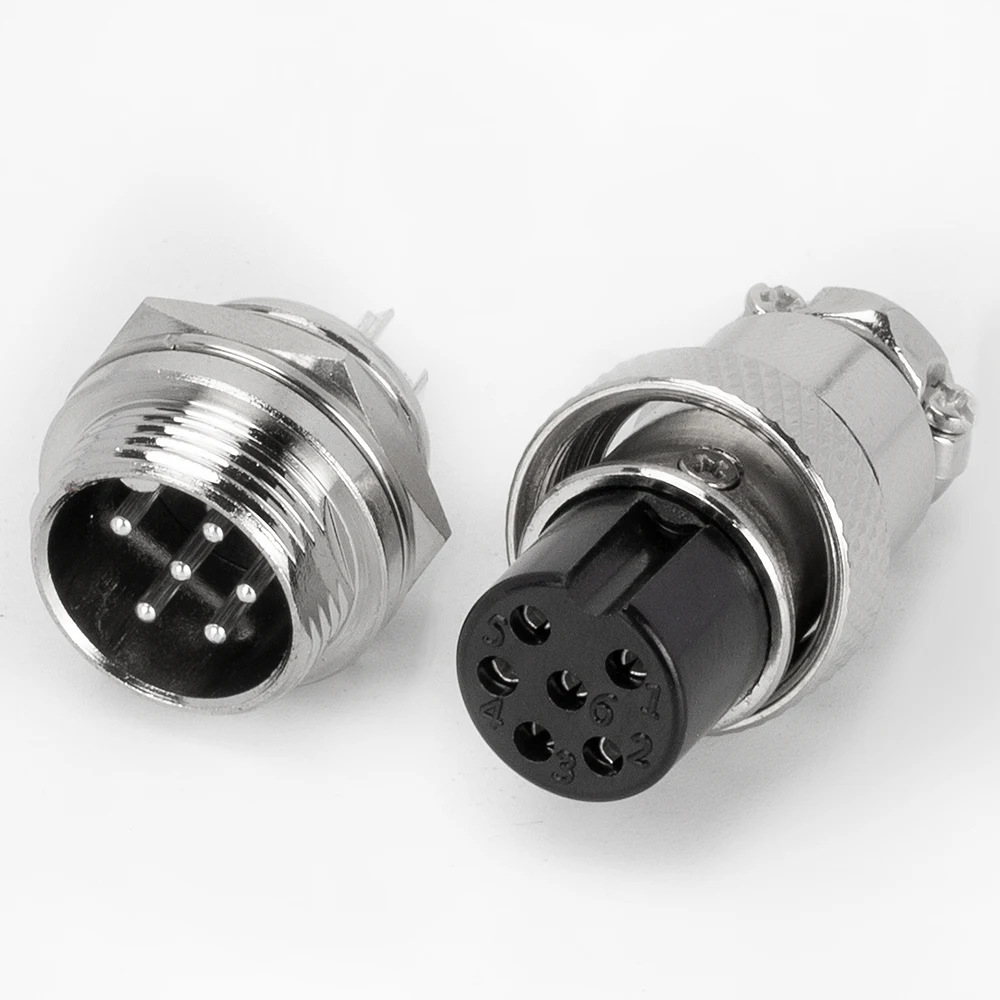 8pin Circular Aviation Plug Socket Round Connector Female Male Circular ...