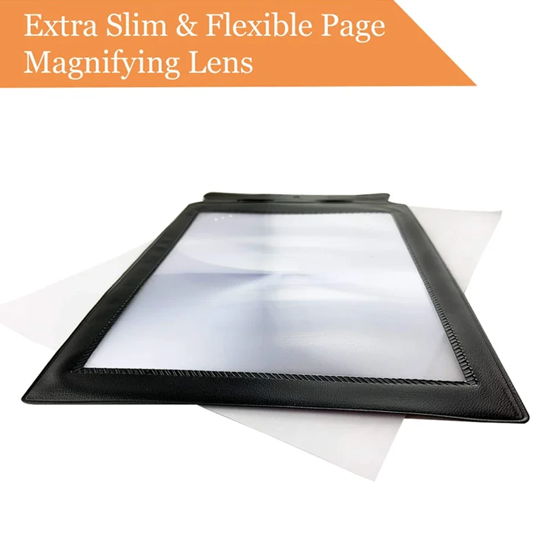 A4 Lenses Large Sheet Magnifier Magnifying Glass Book Reading Lens Page ...