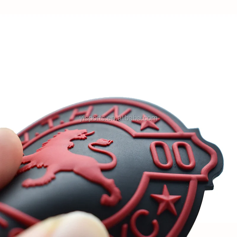 Custom 3d logo Pvc Rubber Heat Transfers Silicone t Shirt Rubber Label ...