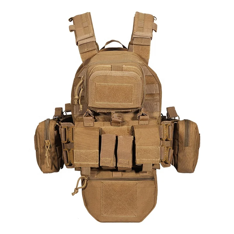 YAKEDA Tatico Gear Modular Personal Protective Chaleco Tactico Coyote ...