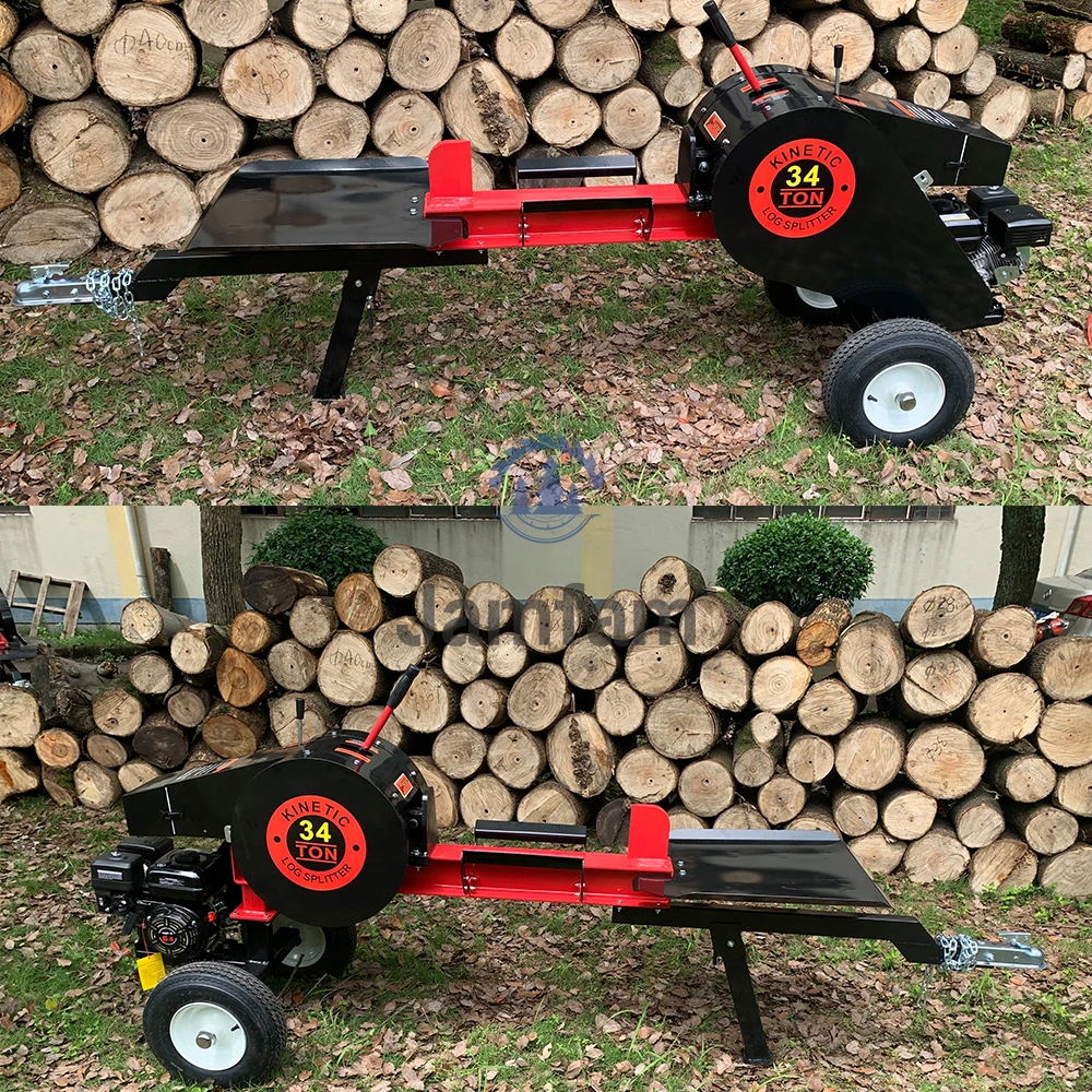 34t Long Leg Kinetic Log Splitter Fast Log Splitter Electric Split Wood ...