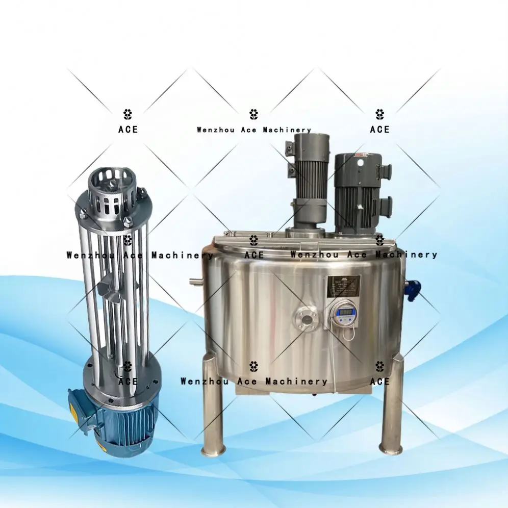 Ace Internal & External Circulating Vacuum Homogenizer Emulsifying ...