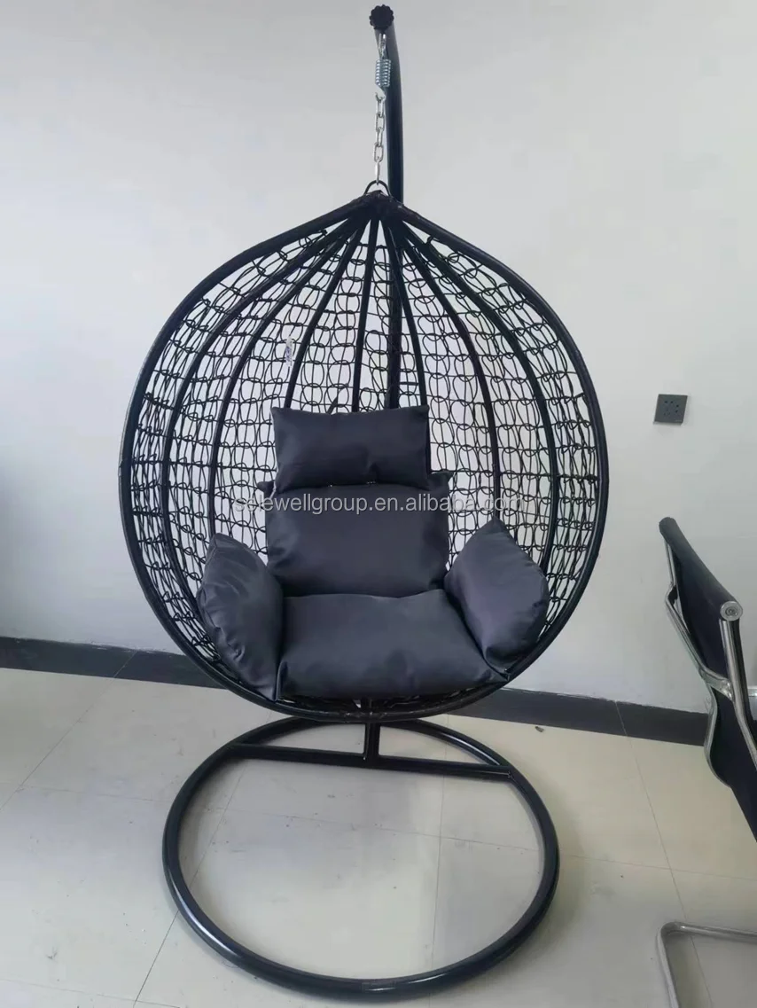 Outdoor Modern Oversize Egg Chair Standing Chairs Big Space With Thick ...