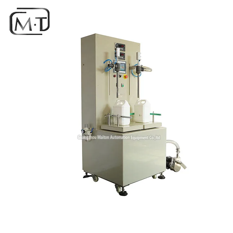 Double Head Semi Automatic 1 Gallon Bleach Liquid Filling Machine