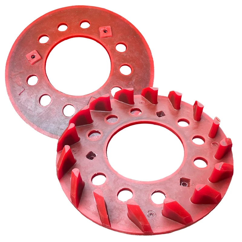 Rubber Polyurethane Impeller Cover Plate For Flotation Machine Rotor ...