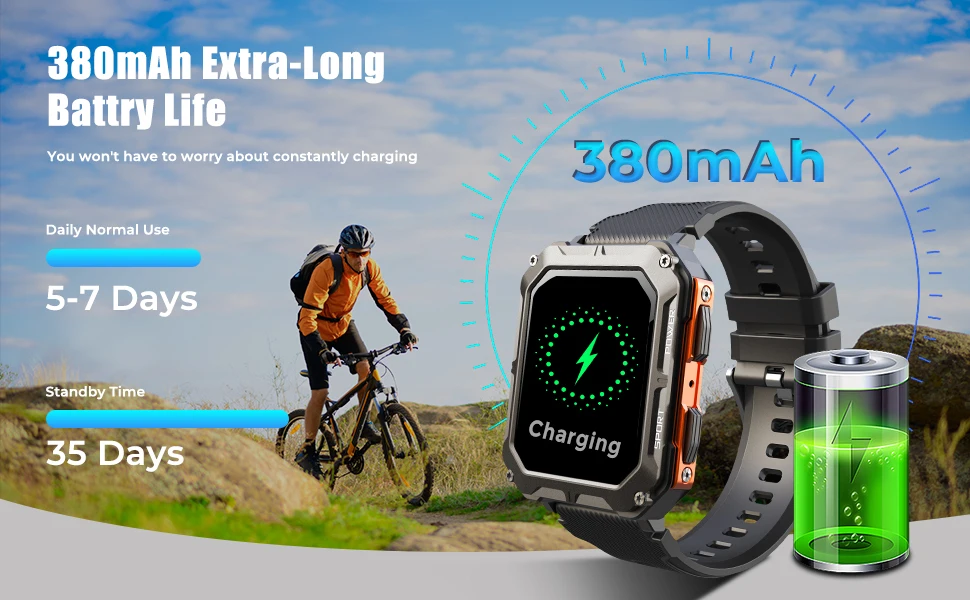 C22 C20 Pro Smartwatch - ROHS Certified & IP68 Waterproof