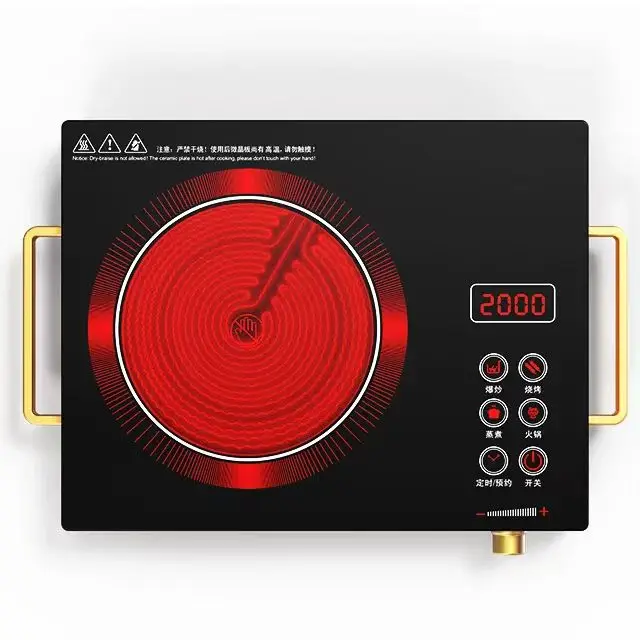 3500W Electric Ceramic Stove - Induction Hob with Touch Control